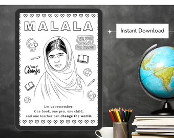 Greta Thunberg Coloring Page Climate Activist International Women's Day ...