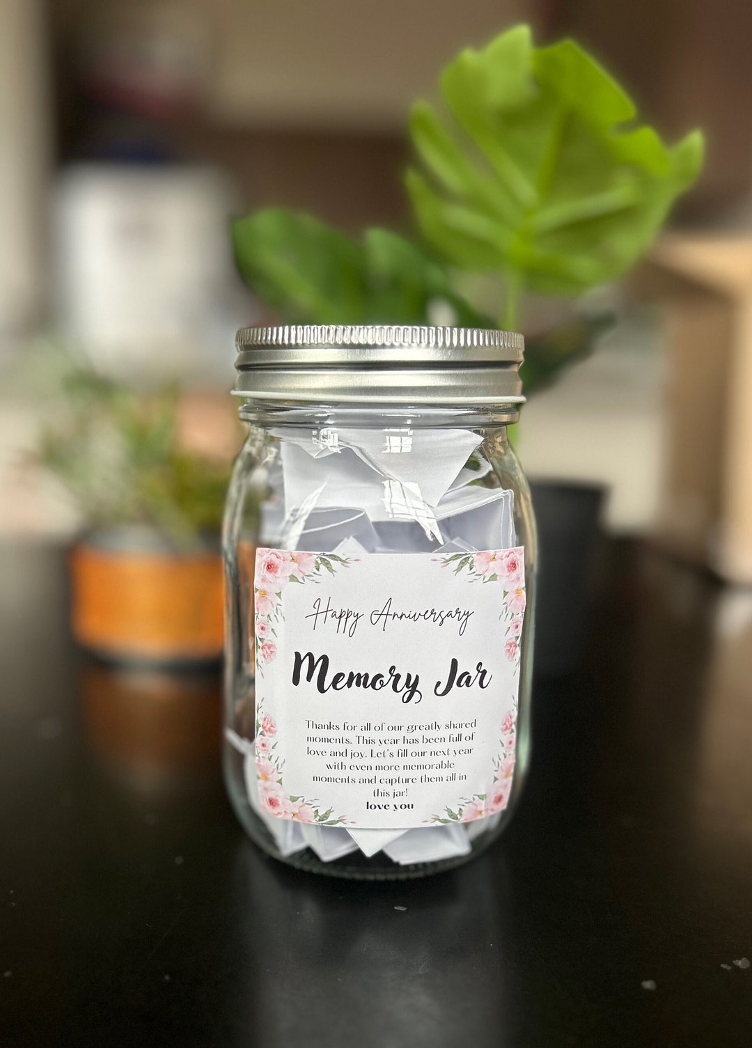 Anniversary Memory Jar Notes, Celebrate Your Anniversary and Your ...