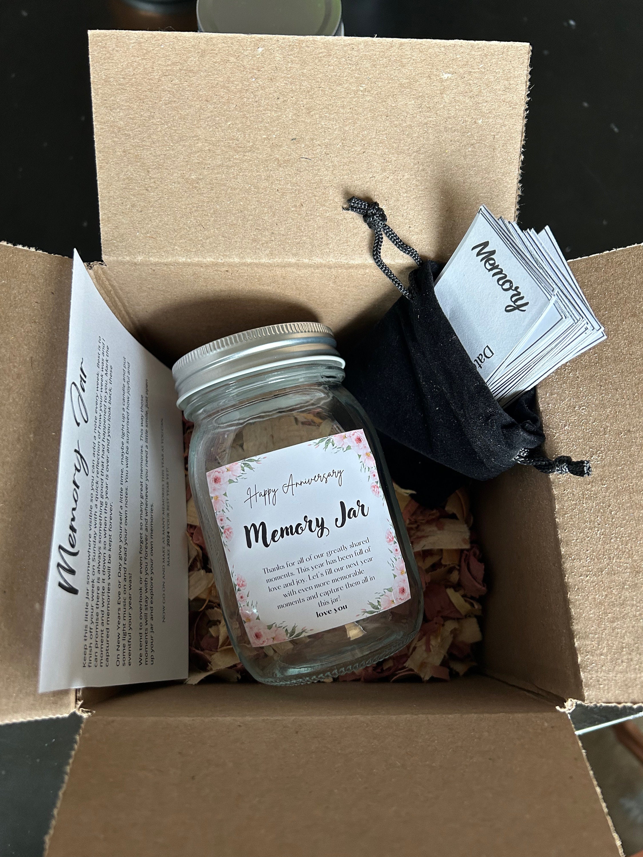 Anniversary Memory Jar Notes, Celebrate Your Anniversary and Your ...