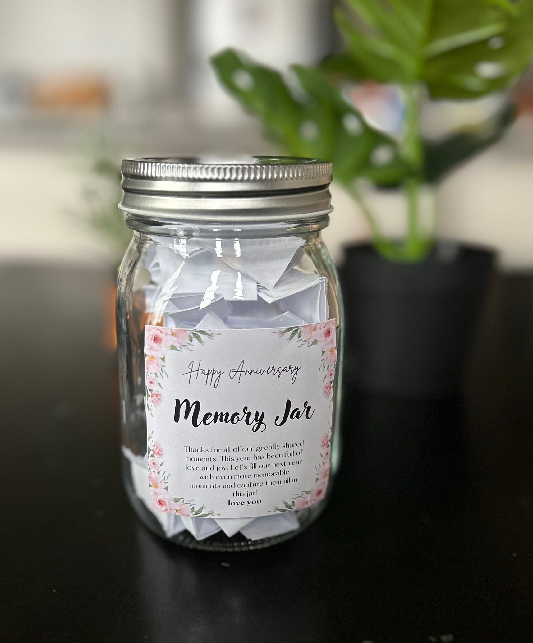 Anniversary Memory Jar Notes, Celebrate Your Anniversary and Your ...