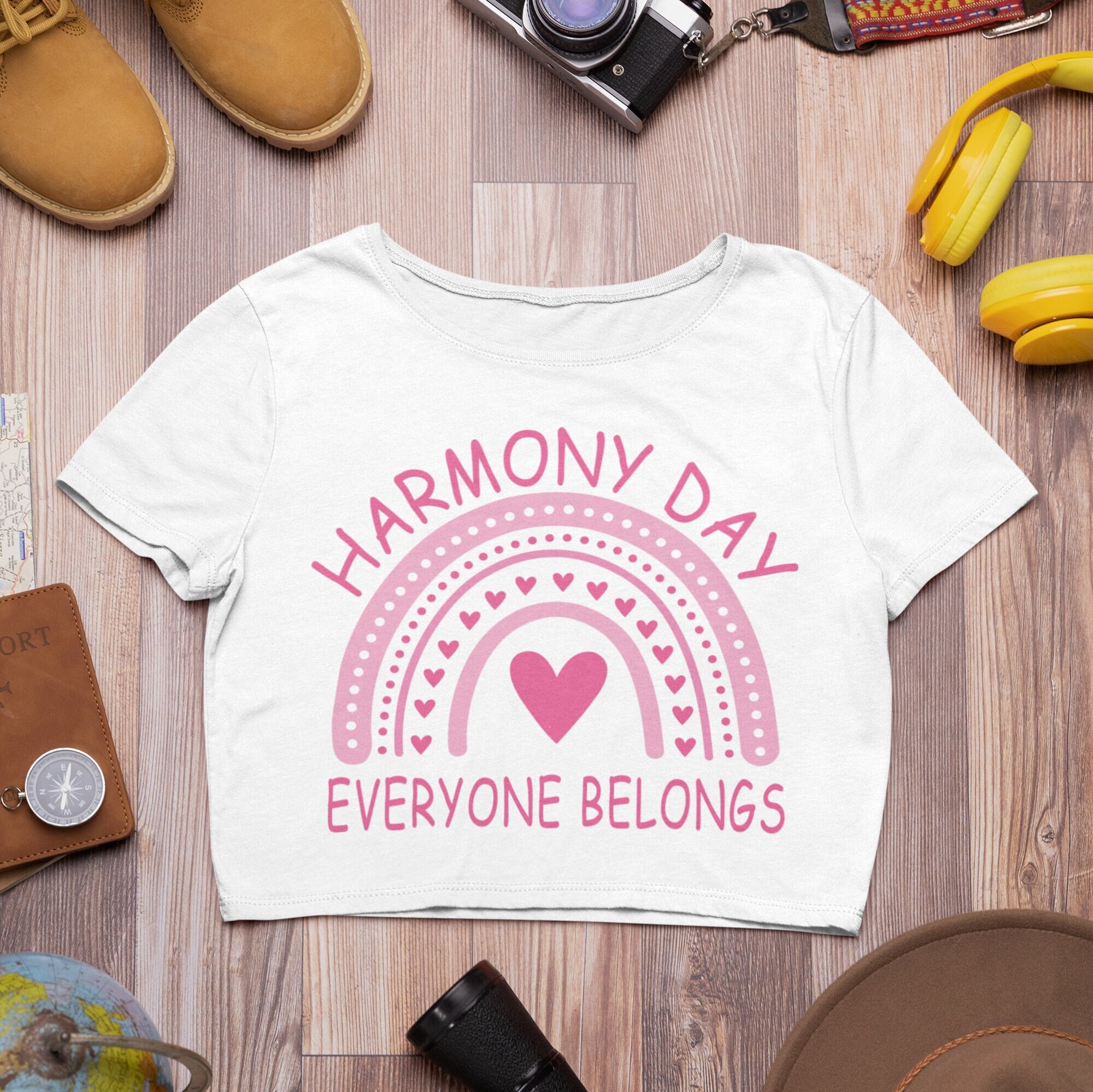 Harmony Day Svg Png, Everybody Belongs Svg, Trendy Doodle Heart Boho ...