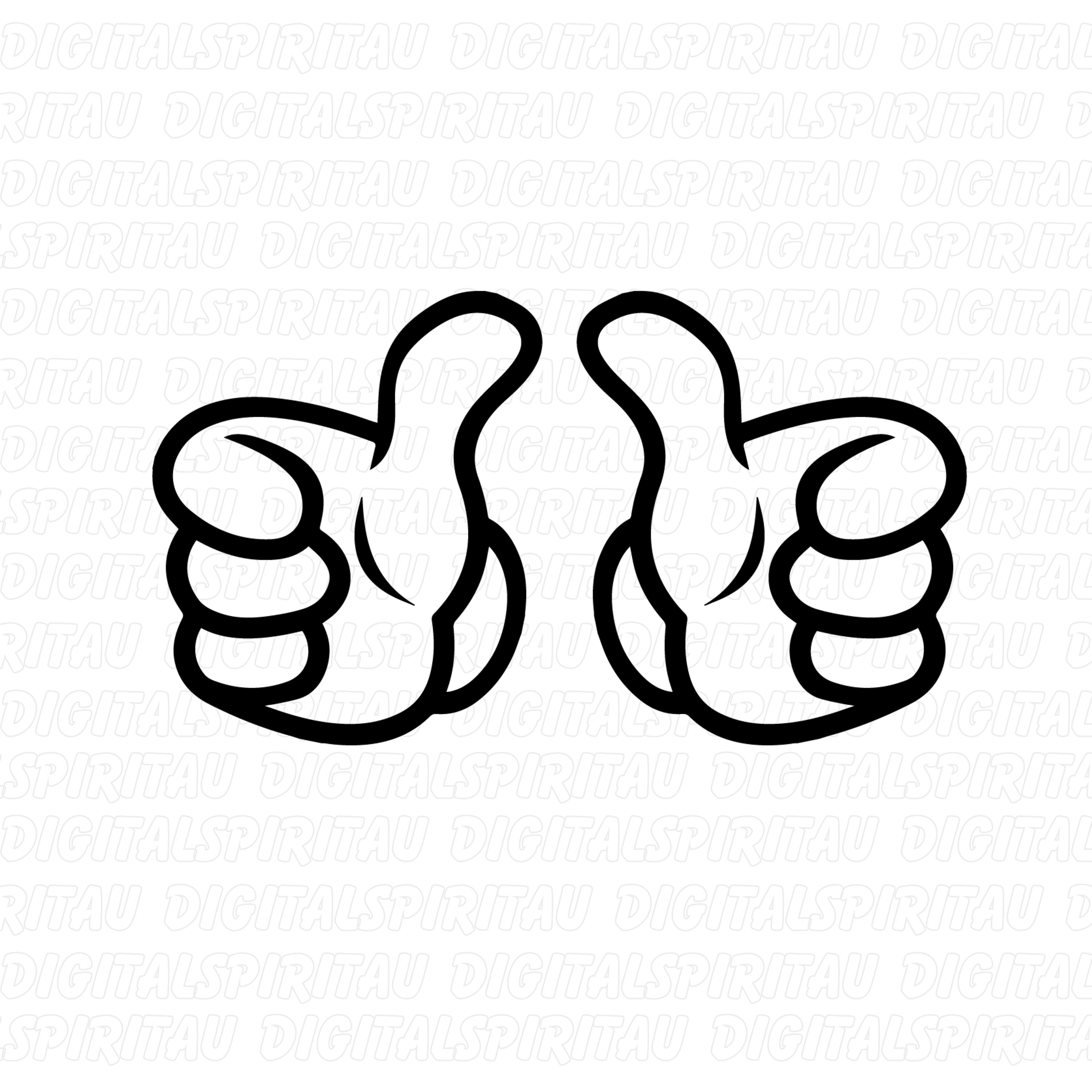Thumbs Svg, Thumbs up Svg, Cartoon Thumbs Svg, Thumbs up Png, Funny Svg ...