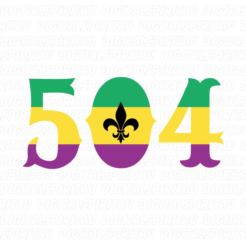 Mardi Gras Svg, 504 Svg, Fat Tuesday Svg, Fleur De Lis Svg, Mardi Gras ...