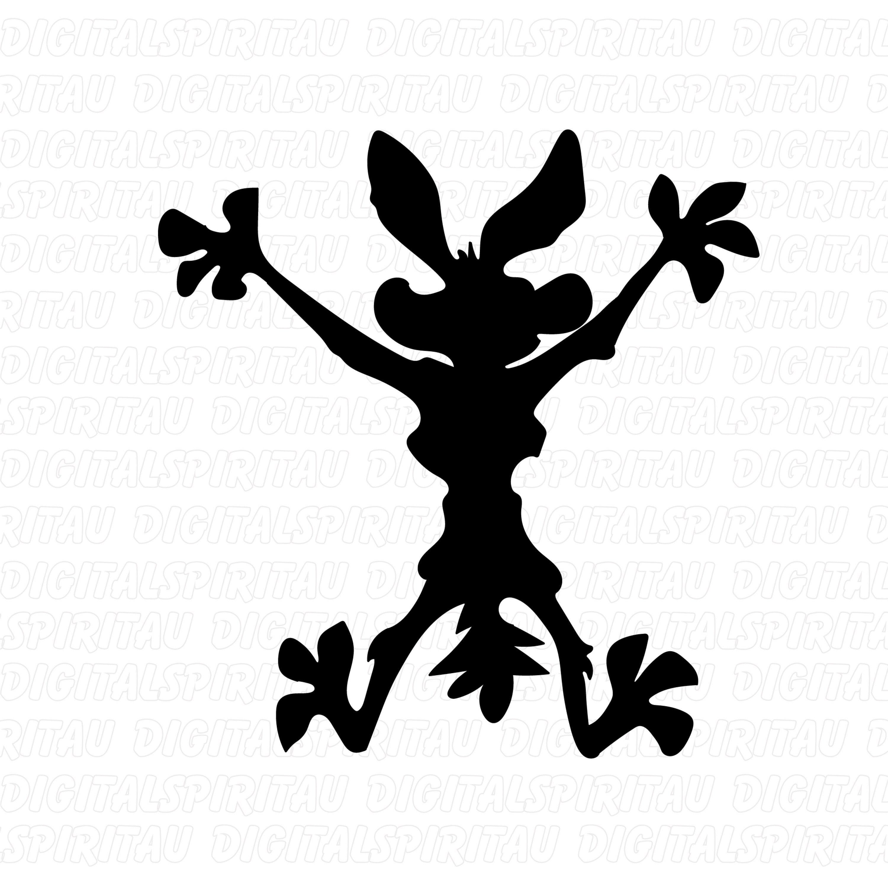 Wile E Coyote Svg, Coyote Wild Svg, Coyote Splat, Road Runner Svg ...