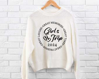 Girls Trip 2024 Svg, Girls Weekend 2024 Svg, Great Times, Great Memories Svg File Cricut ...