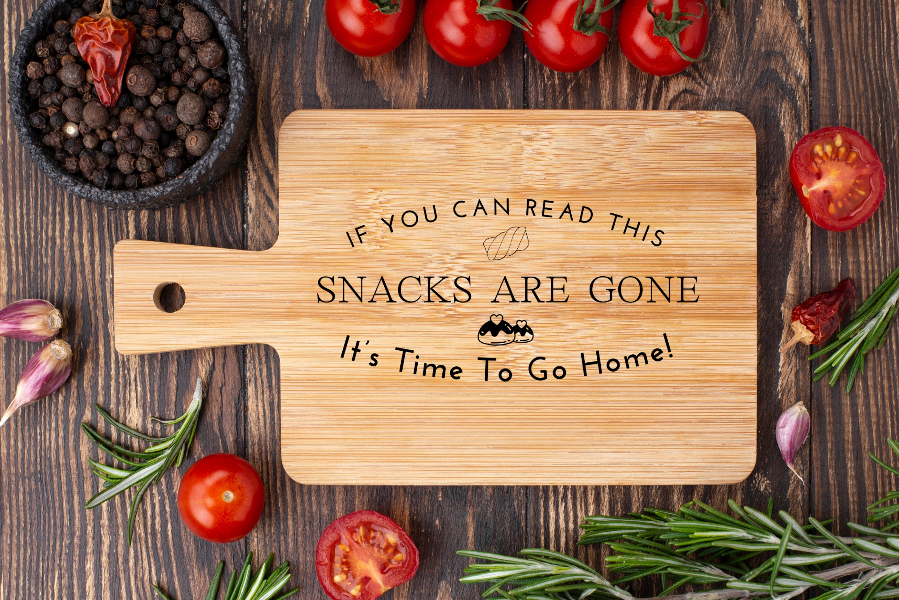 Funny Charcuterie Board Saying Svg, Sarcastic Kitchen SVG, Cutting Board Svg, Snacks Are Gone ...