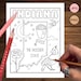 INDIANA Coloring Page With State Facts - Printable United States of ...