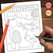 MINNESOTA Coloring Page With State Facts - Printable United States of ...