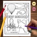 NEW MEXICO Coloring Page With State Facts - Printable United States of ...