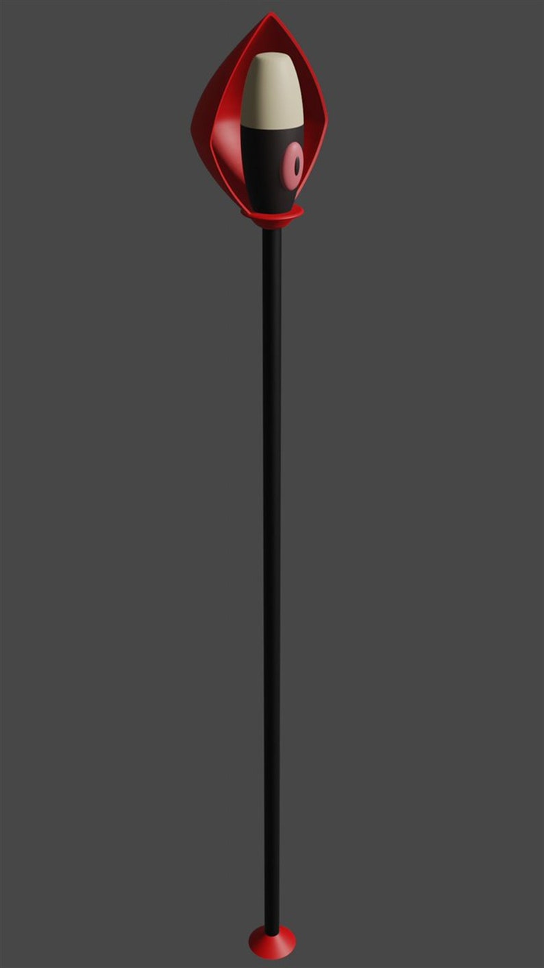 Hazbin Hotel Alastor Cosplay Mic,alastor the Radio Demon Cosplay Staff ...