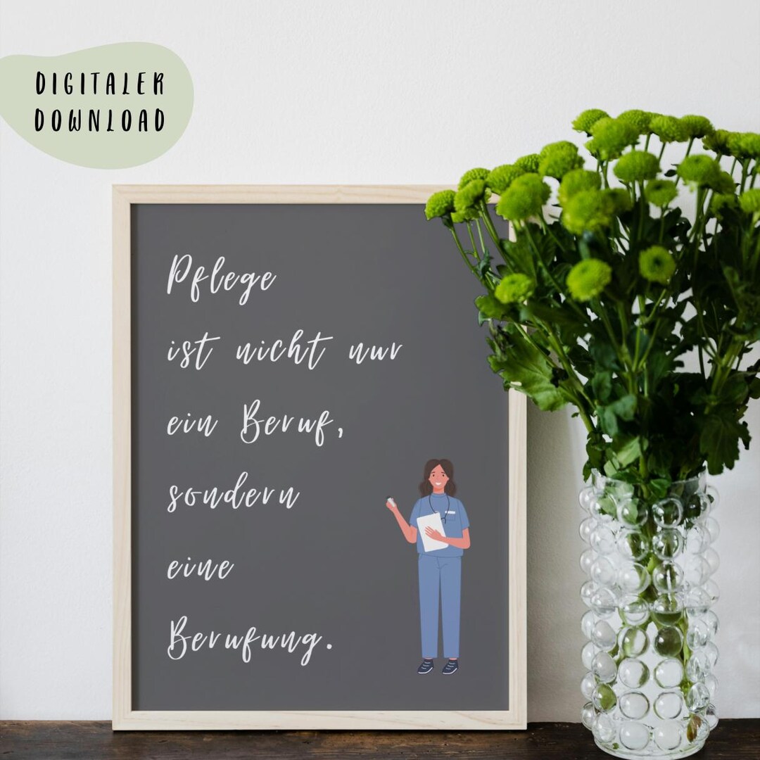 Nursing is a Calling Poster as Digital Download: Be Inspired by ...