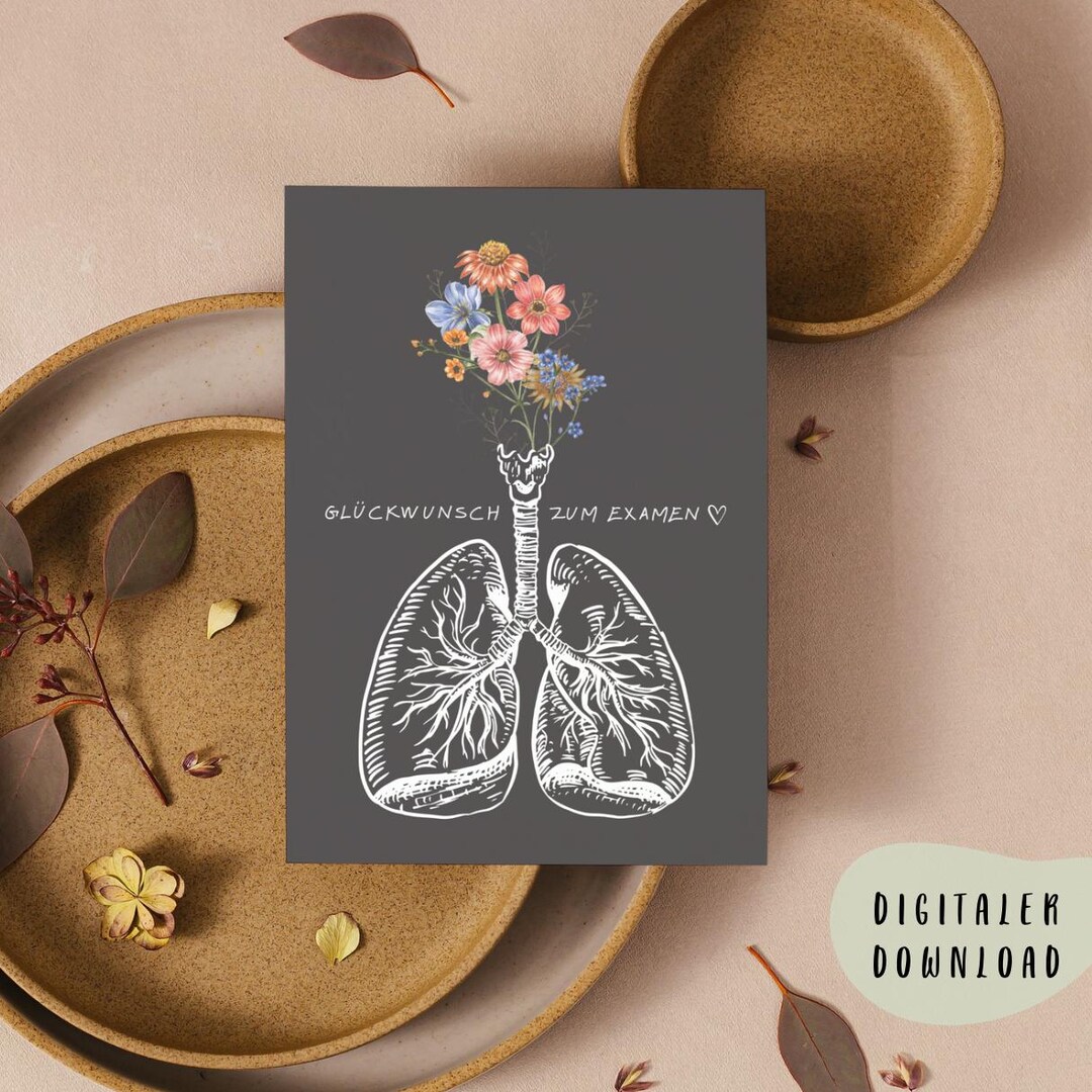 Exam - Postcard as Digital Download: Congratulations Card for Nursing ...