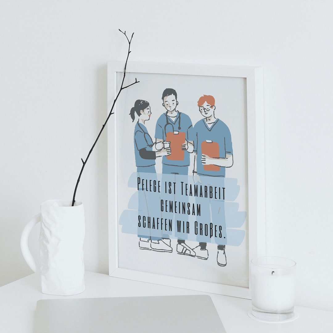 Care is Teamwork Poster as a Digital Download: Be Inspired by ...
