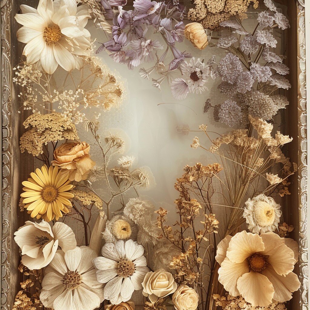 Dried Floral Display Frame - Etsy