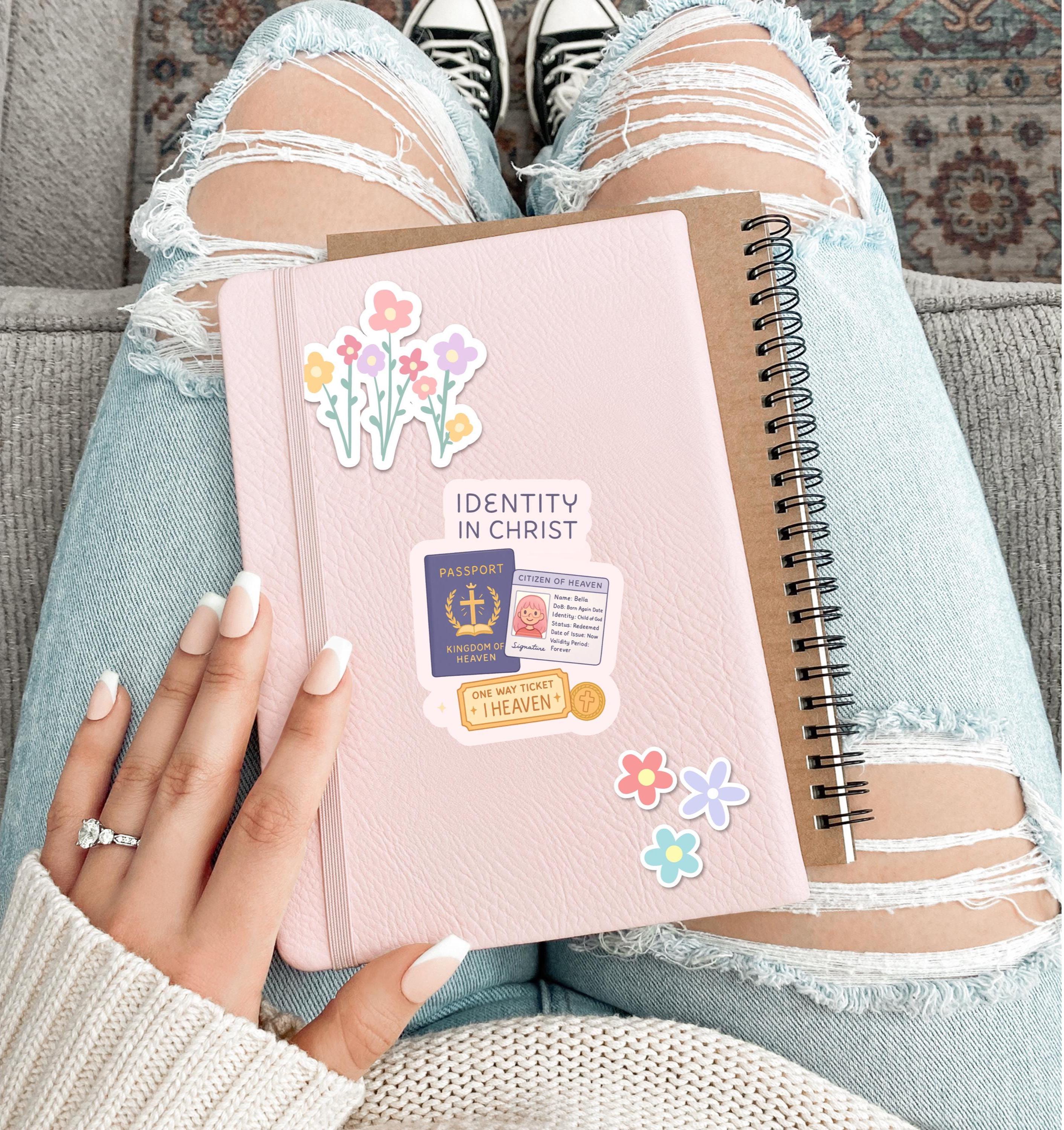 Identity in Christ Sticker, Passport to Heaven Christian Sticker, Cute ...