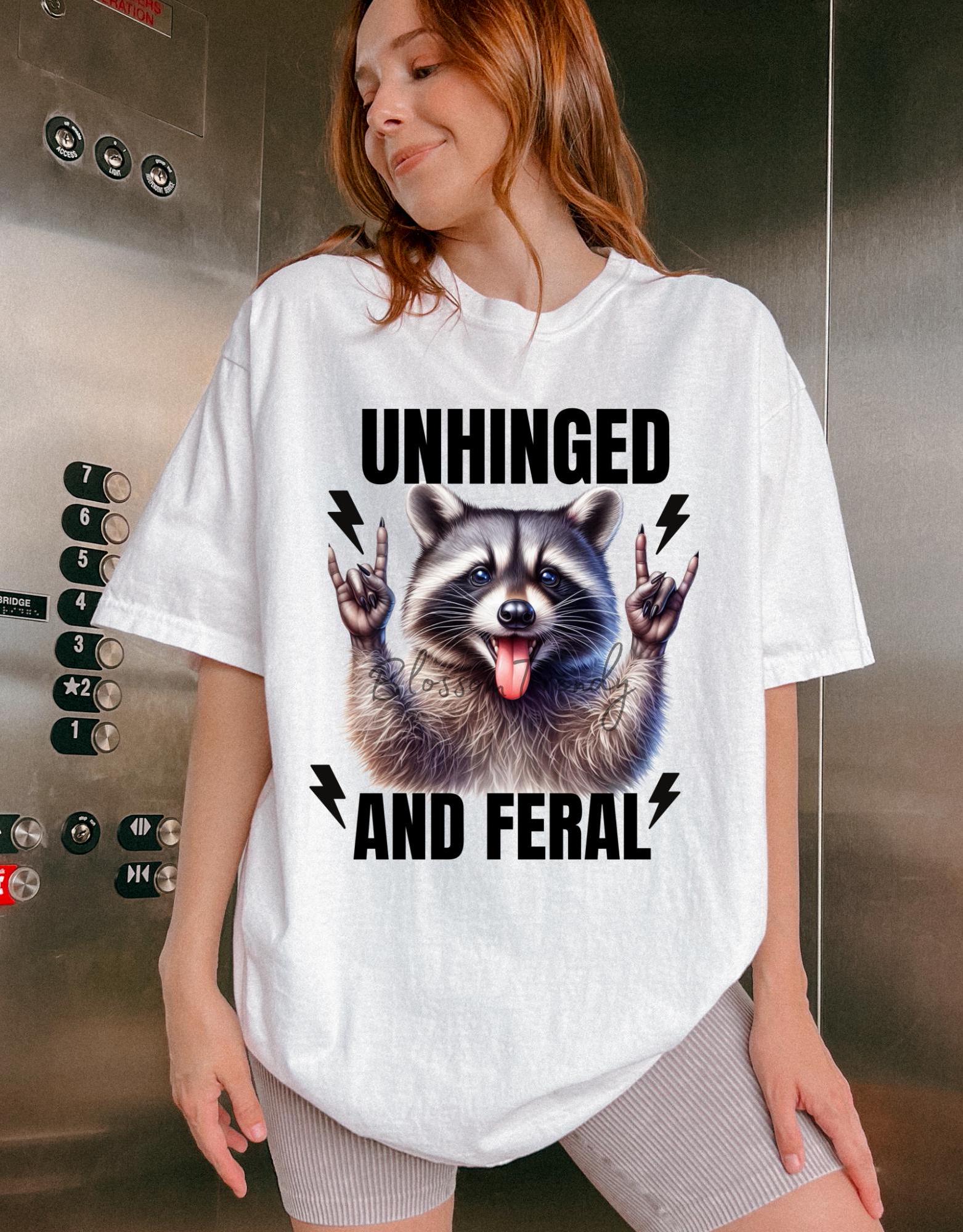 Unhinged and Feral PNG, Rock’n Feral Possum PNG, Rock and Roll Raccoon ...
