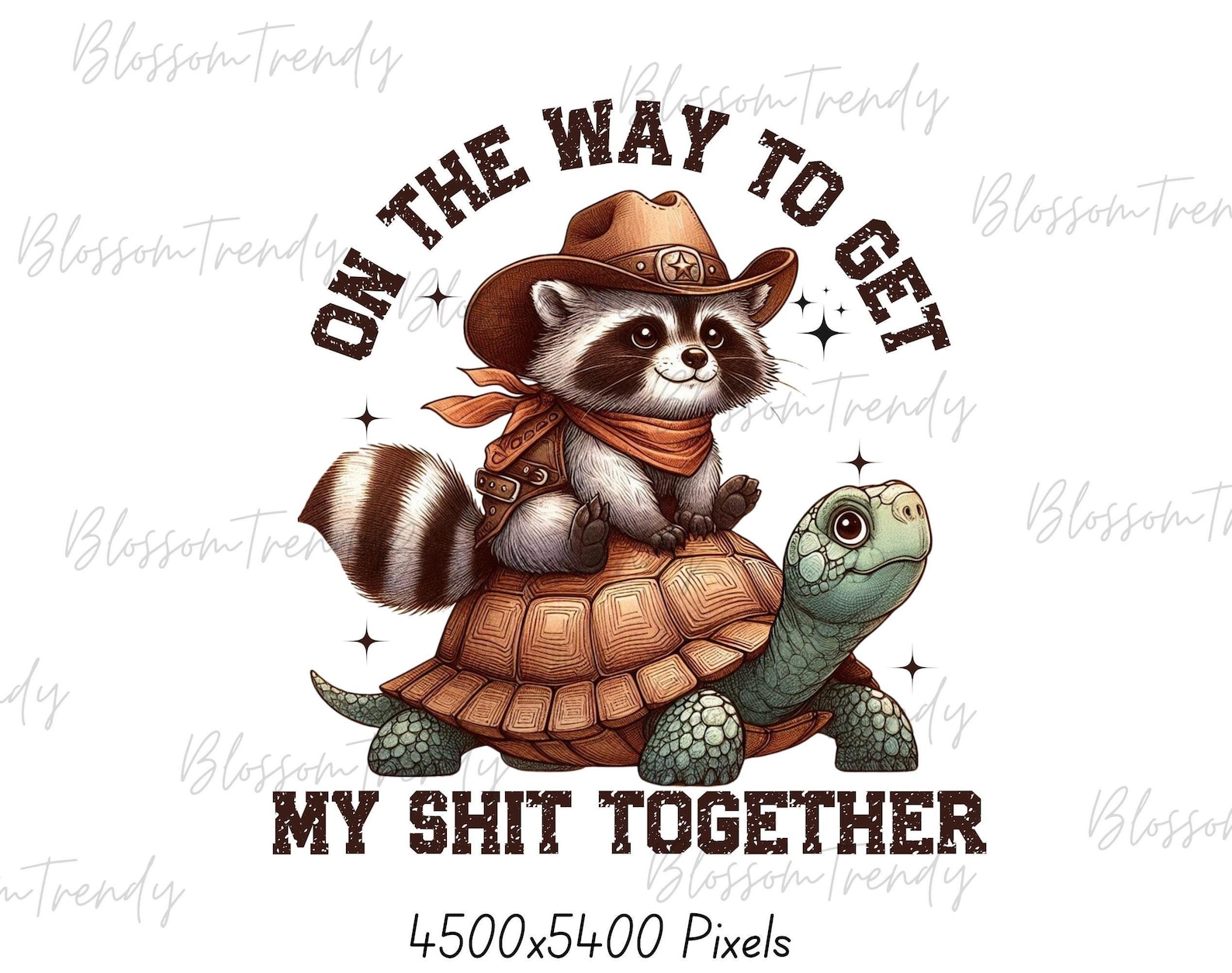 On the Way to Get My Shit Together PNG, Funny Raccoon PNG, Trending ...