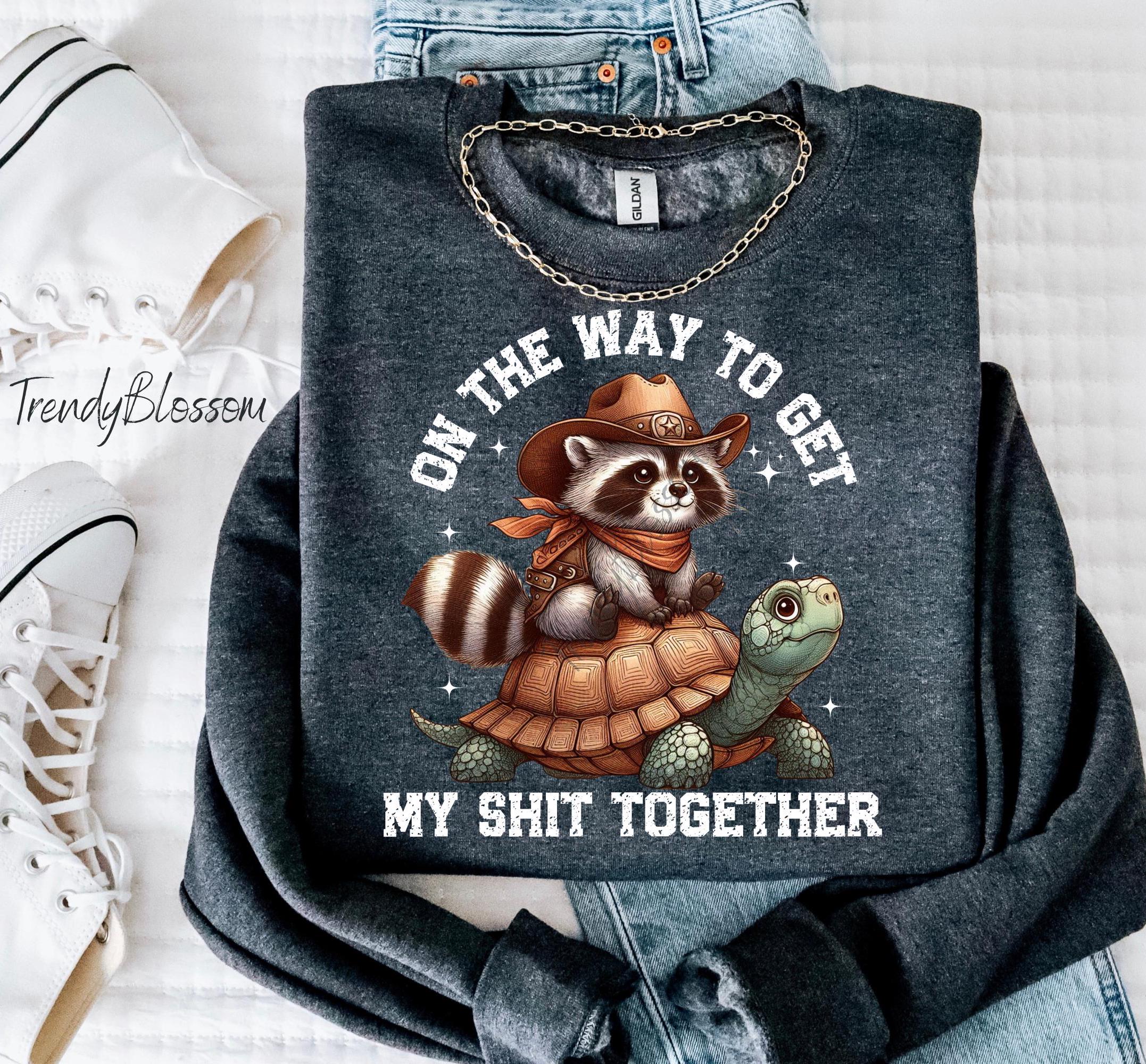 On the Way to Get My Shit Together PNG, Funny Raccoon PNG, Trending ...