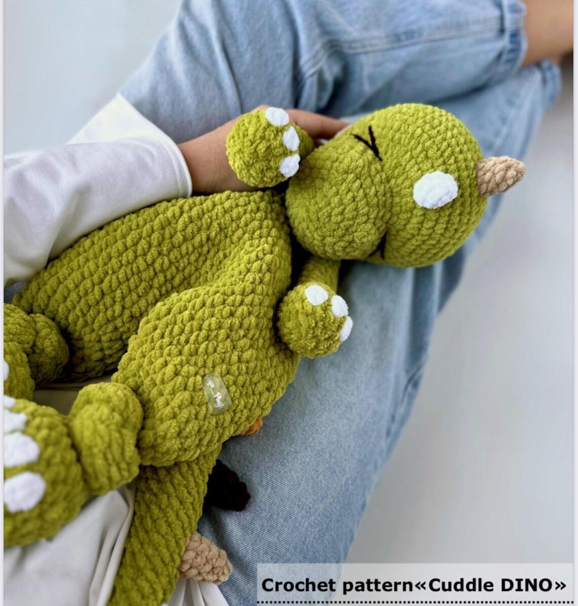 Dinosaur Crochet Pattern: DIY Dino Snuggler Lovey (PDF Tutorial) - Etsy