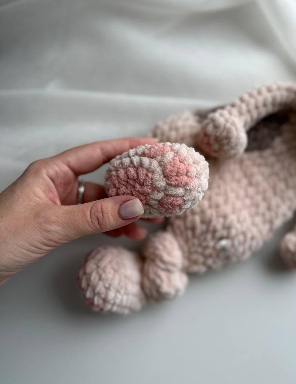 PUPPY LOVEY Crochet PATTERN. Plush Dog Snuggler Toy. Amigurumi Plushie ...