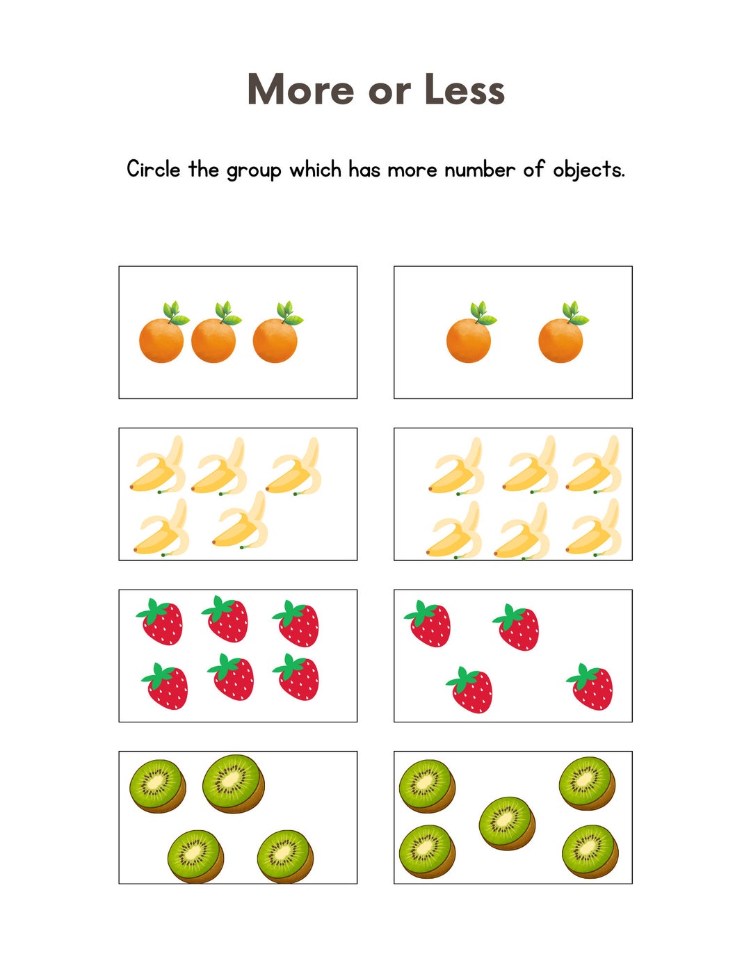Comparing Numbers, Number Value Worksheets for 1st and 2nd Grade ...