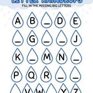 Letters Worksheets for Prek and Kindergarten, Parents or Teachers - Etsy