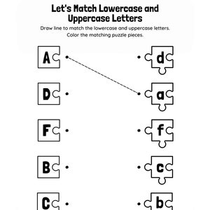 Letters Worksheets for Prek and Kindergarten, Parents or Teachers - Etsy