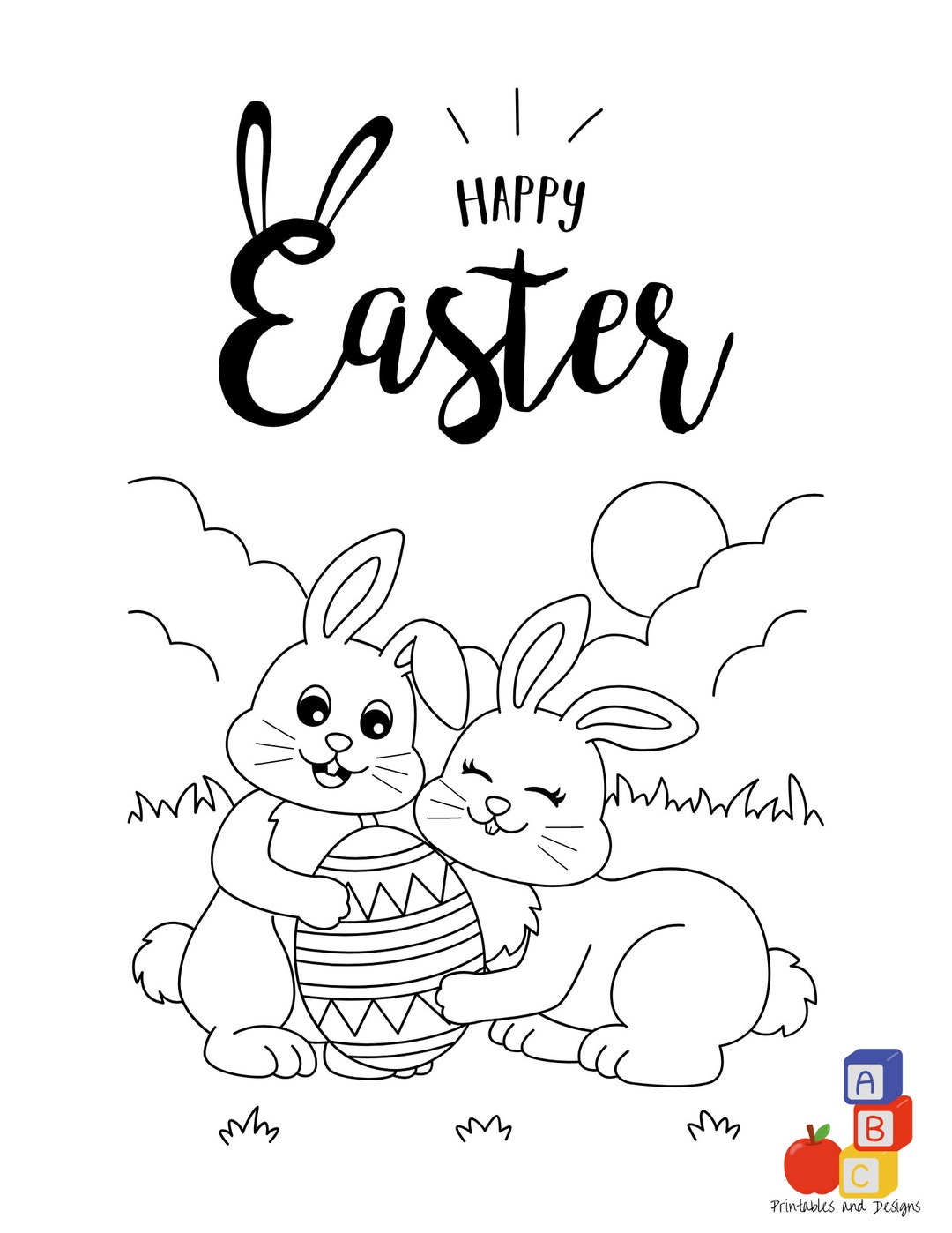 Easter Printable Worksheets for Prek and Kindergarten Classes, Teachers ...