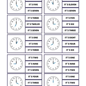 Telling Time, Learning Time, Printable Clock Worksheets, Printable ...