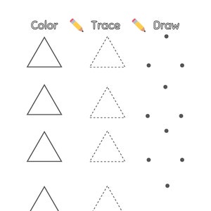Printable Line Tracing for Preschool, Pre Handwriting - Etsy
