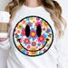 Smile Retro Happy Flowers PNG, Smiley Face PNG, Vintage Boho PNG, Daisy ...