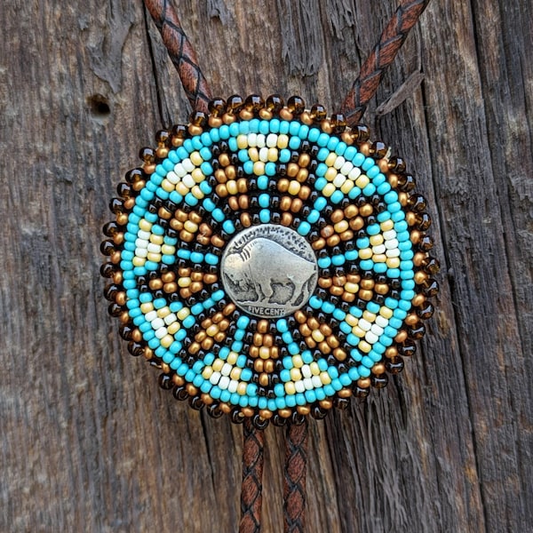 Beaded Medallion Native - Etsy