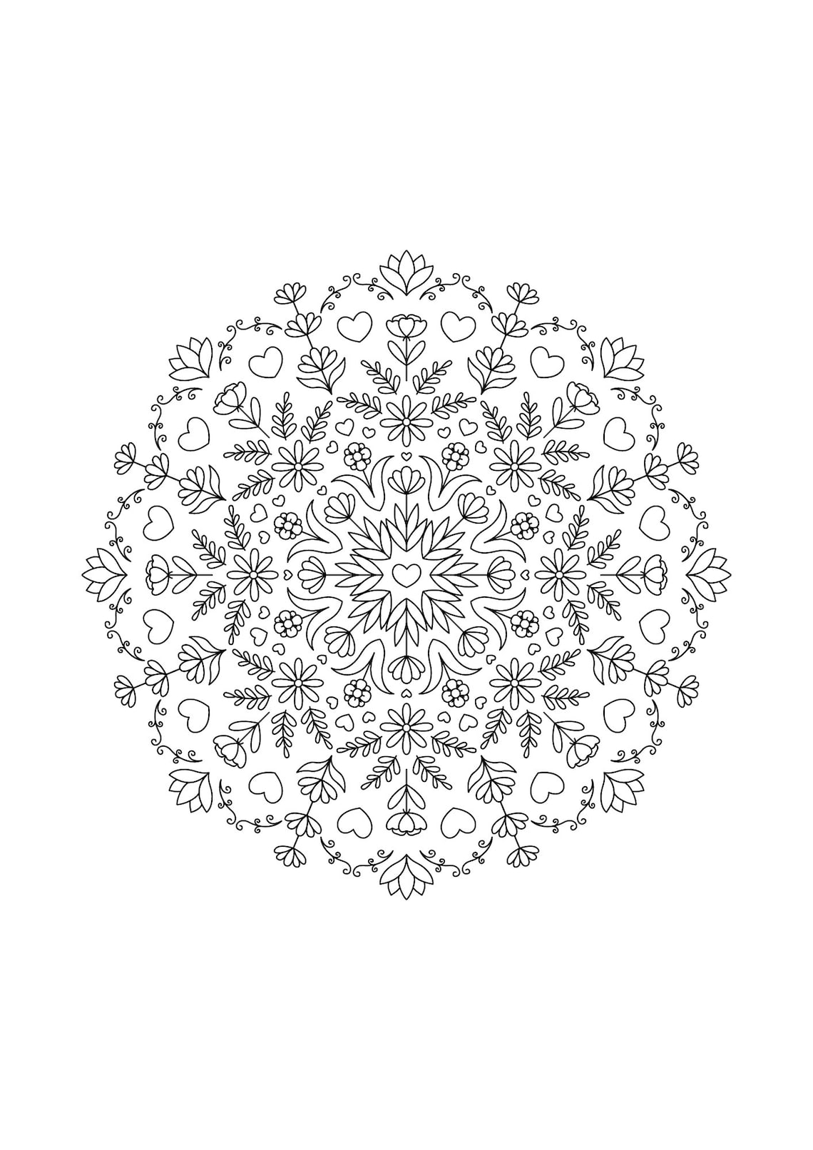 Mandalas Coloring Book - Etsy