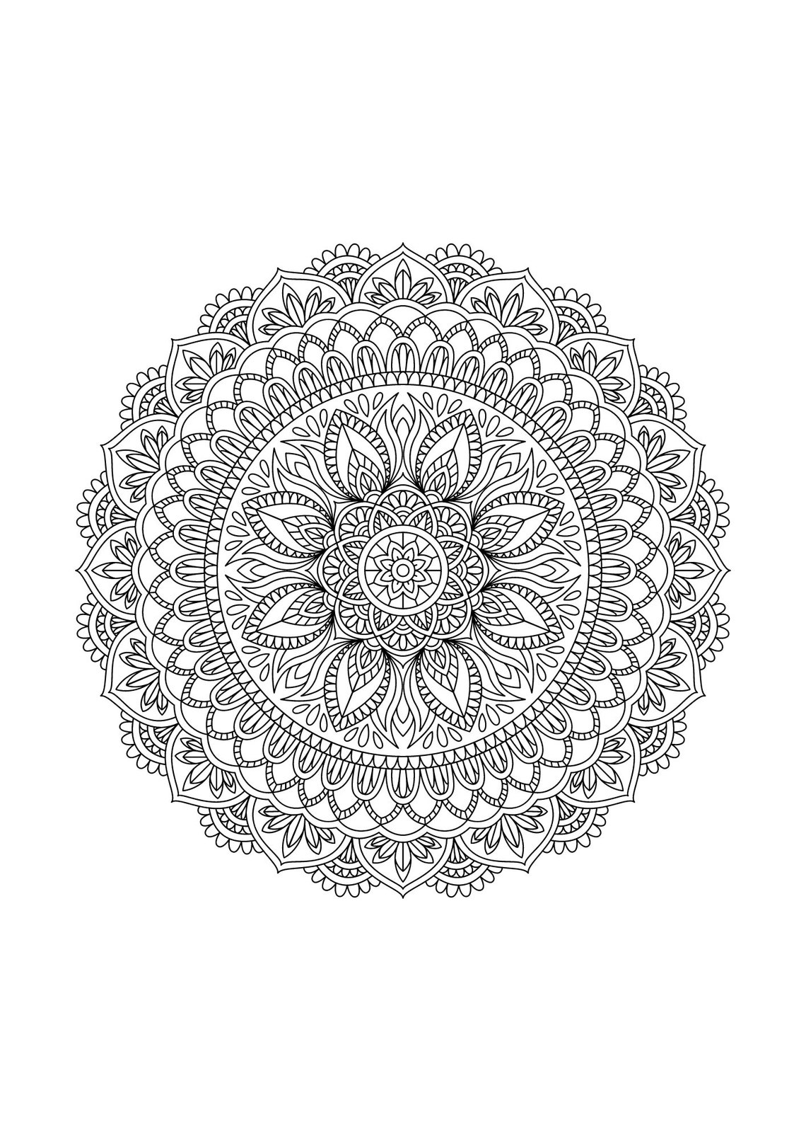 Mandalas Coloring Book - Etsy