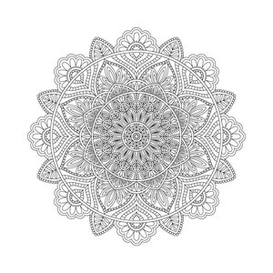 Mandalas Coloring Book - Etsy