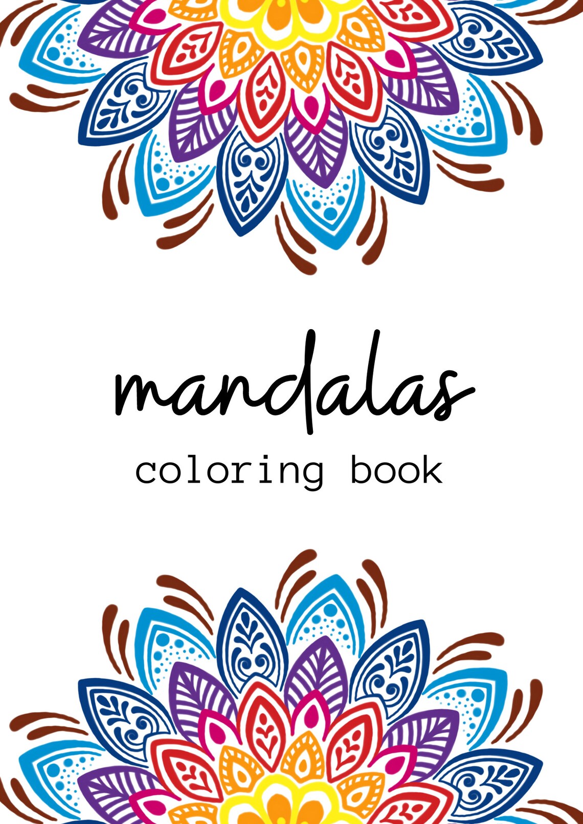 Mandalas Coloring Book - Etsy