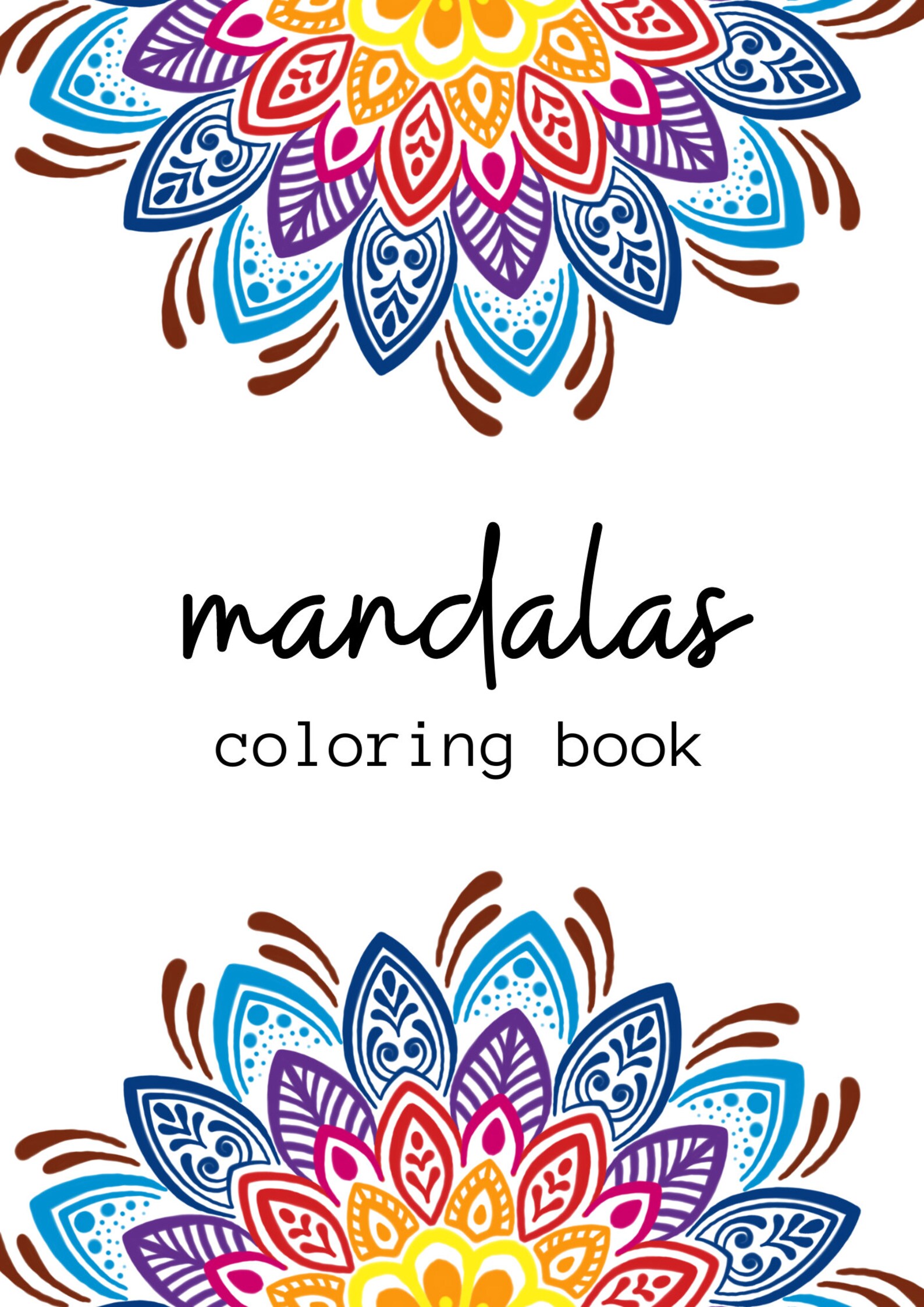 Mandalas Coloring Book - Etsy