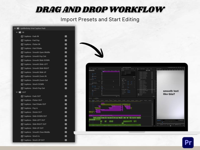 Premiere Pro Caption Presets Pack – Animated Subtitles, Text Animations ...