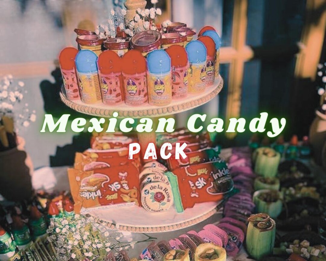 Mexican Candy Assortment, Authentic, Spicy Sweet Sour Candy, Caramelos ...
