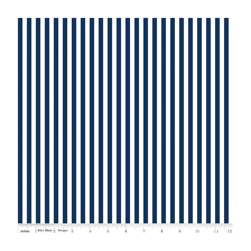 Navy White Stripe - Etsy