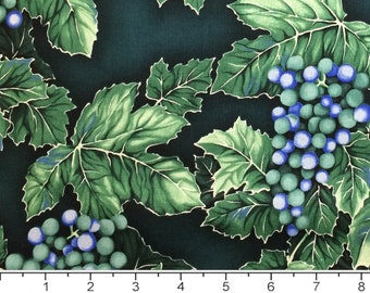 Quilting Fabric, by the Half Yard, Xanadu by Ann Lauer From Benartex ...