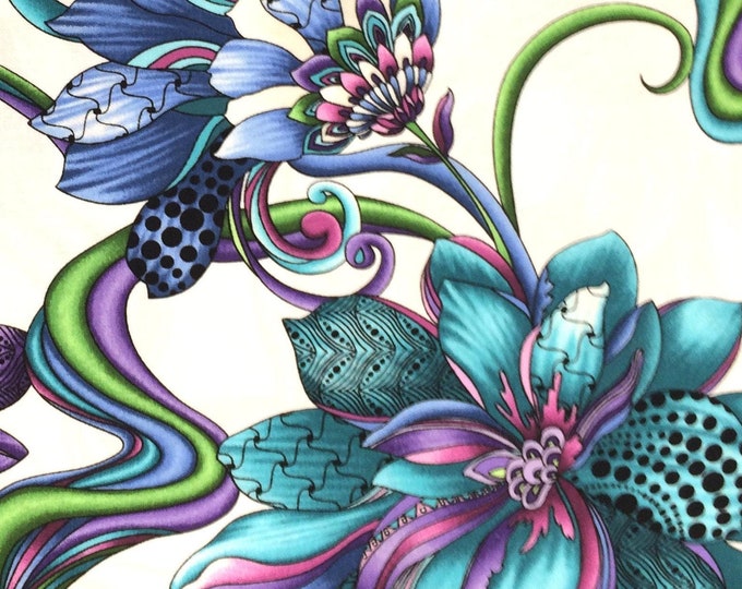 Quilting Fabric, by the Half Yard, Xanadu by Ann Lauer From Benartex ...