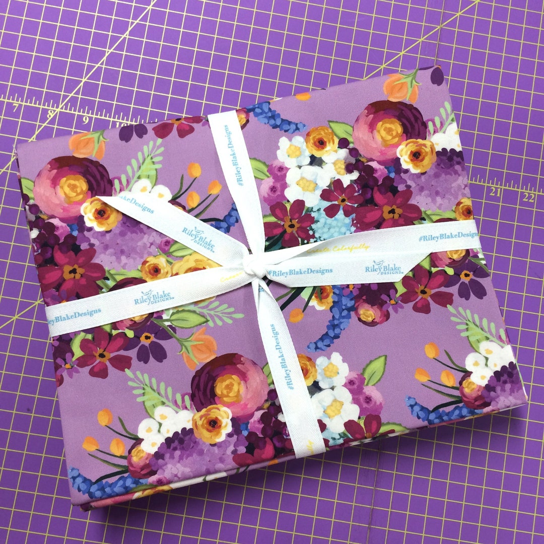 One-yard Precuts Bundle, the Floralicious Collection by Lila Tueller ...