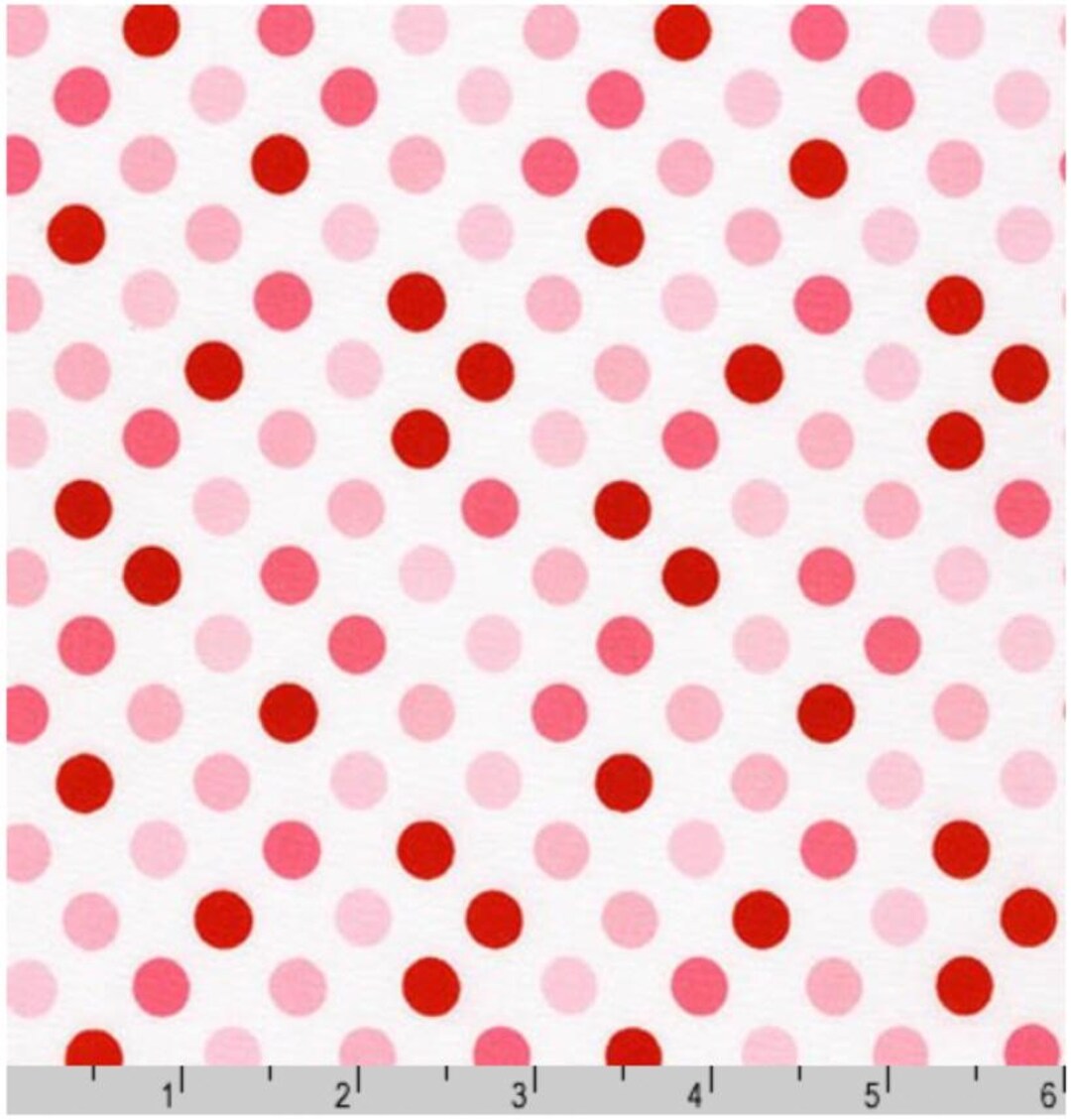 Quilting Fabric, by the Half Yard, Spot on EZC-12872-262 Bubble Gum ...