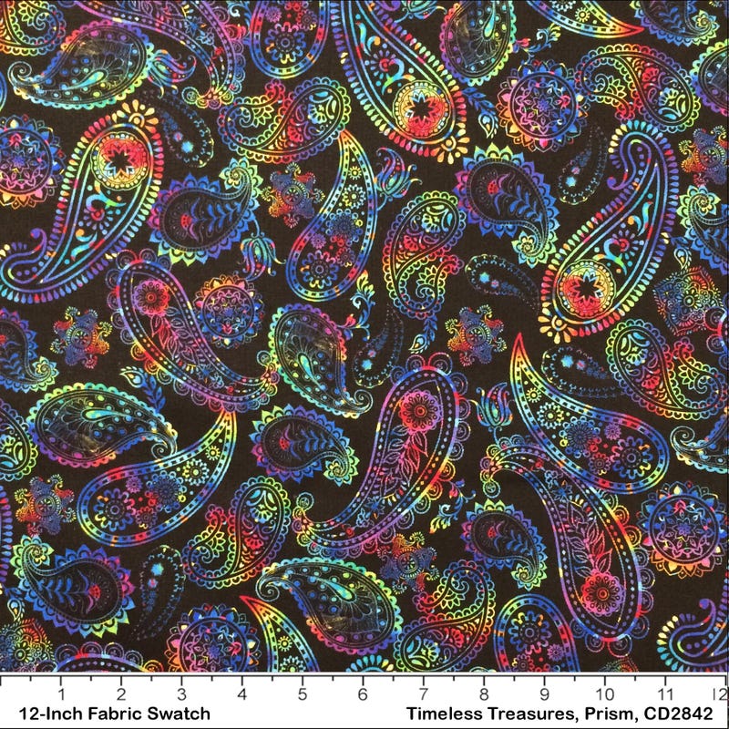 Multi Color Fabric - Etsy