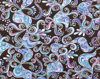 Quilting Fabric, by the Half Yard, Xanadu by Ann Lauer From Benartex ...