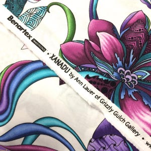 Quilting Fabric, by the Half Yard, Xanadu by Ann Lauer From Benartex ...