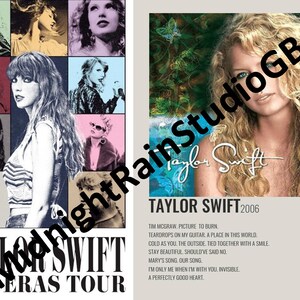 12 Pcs Taylor Swift Album Covers Printable - Etsy