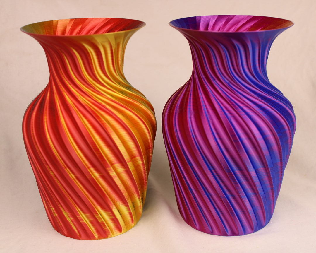 Vase, 3D Printed, Multi Colored, Australian Made With Local Materials ...