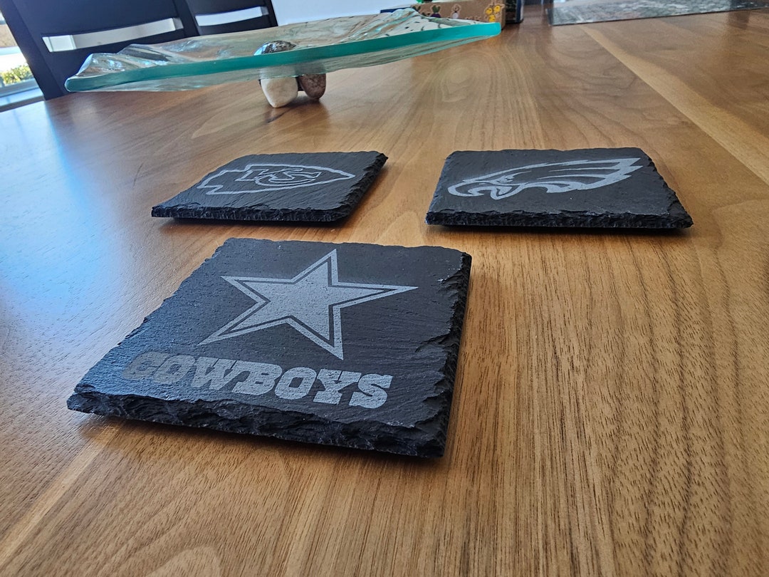 Custom Engraved Slate Coasters - the Professional Sports Team of Your ...